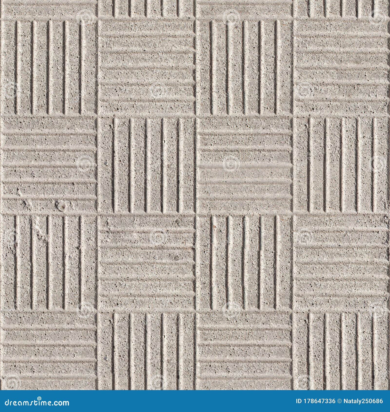 Seamless Concrete Pattern with Equal Squares and Stripes Texture Stock ...