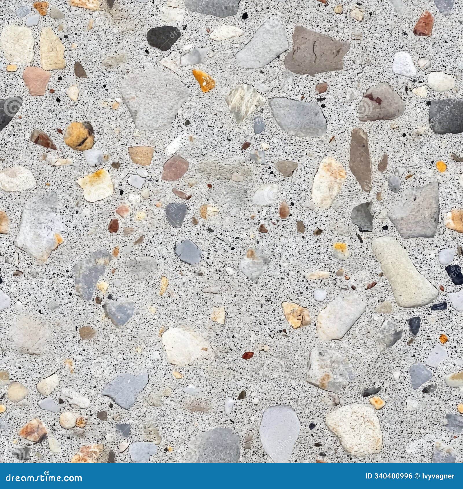 Seamless Concrete Texture with Exposed Aggregate Stock Photo - Image of ...
