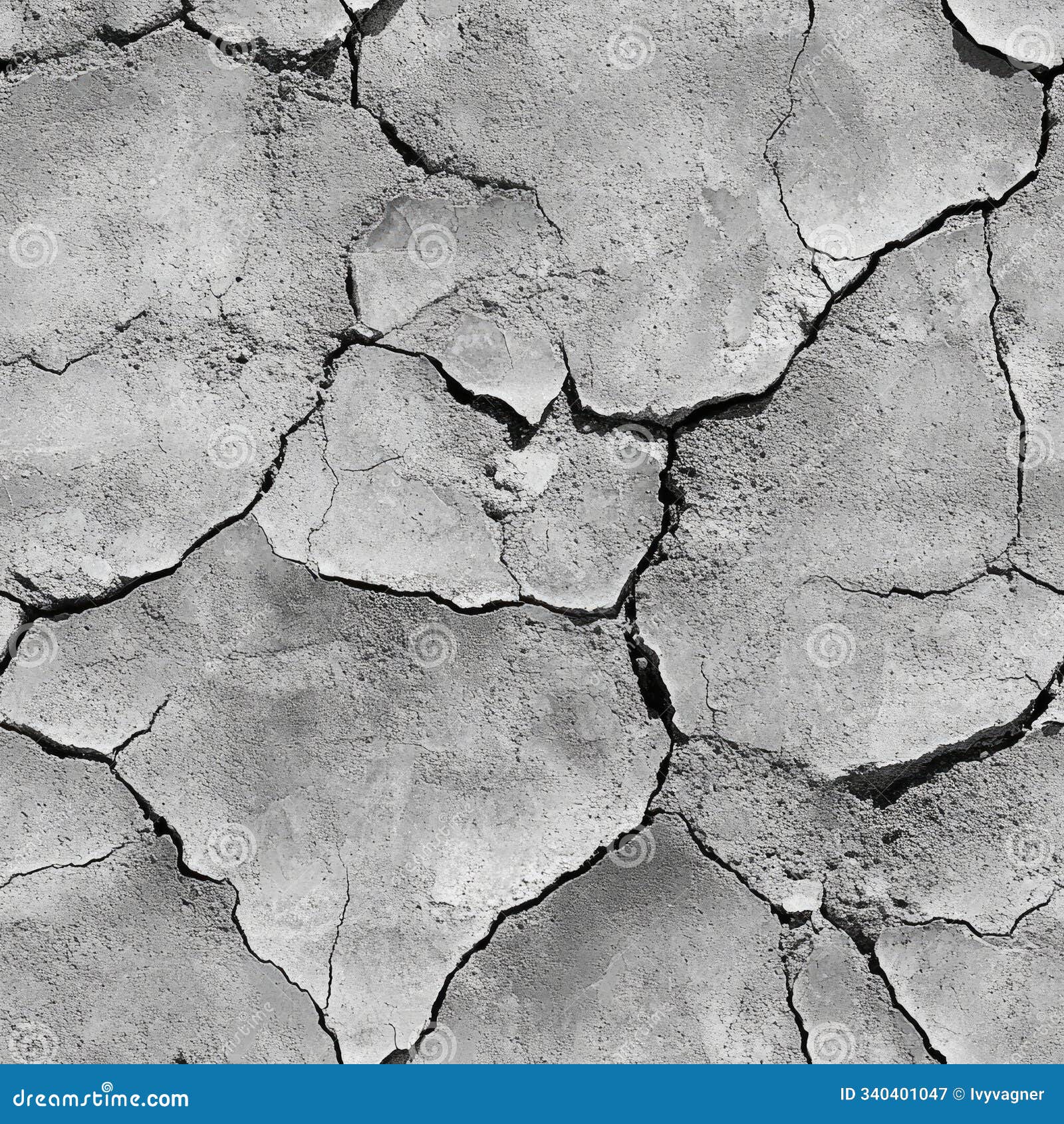 Seamless Concrete Texture with Pitted and Cracked Surface Stock Image ...