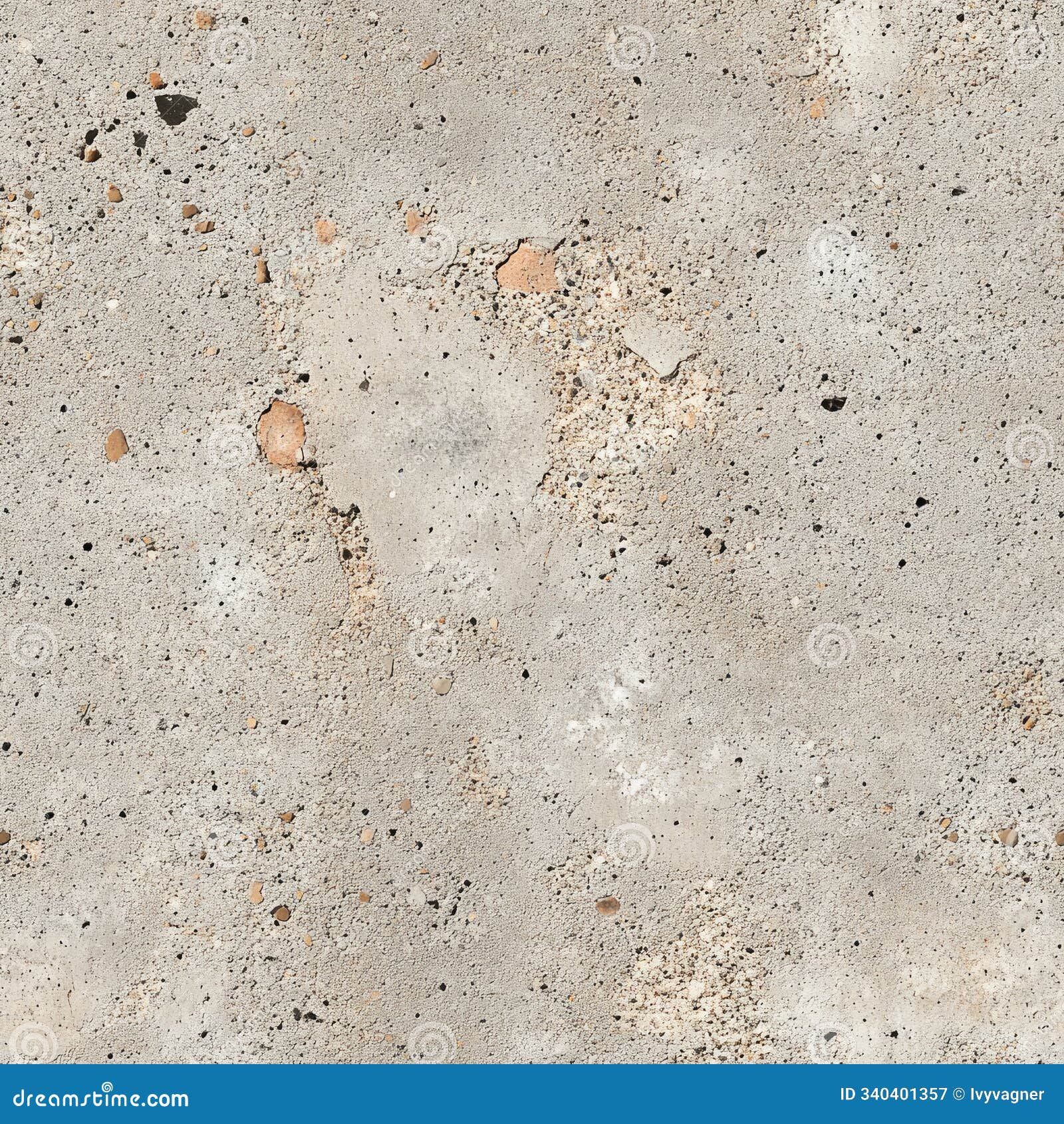 Seamless Concrete Texture with Visible Aggregate Stock Image - Image of ...