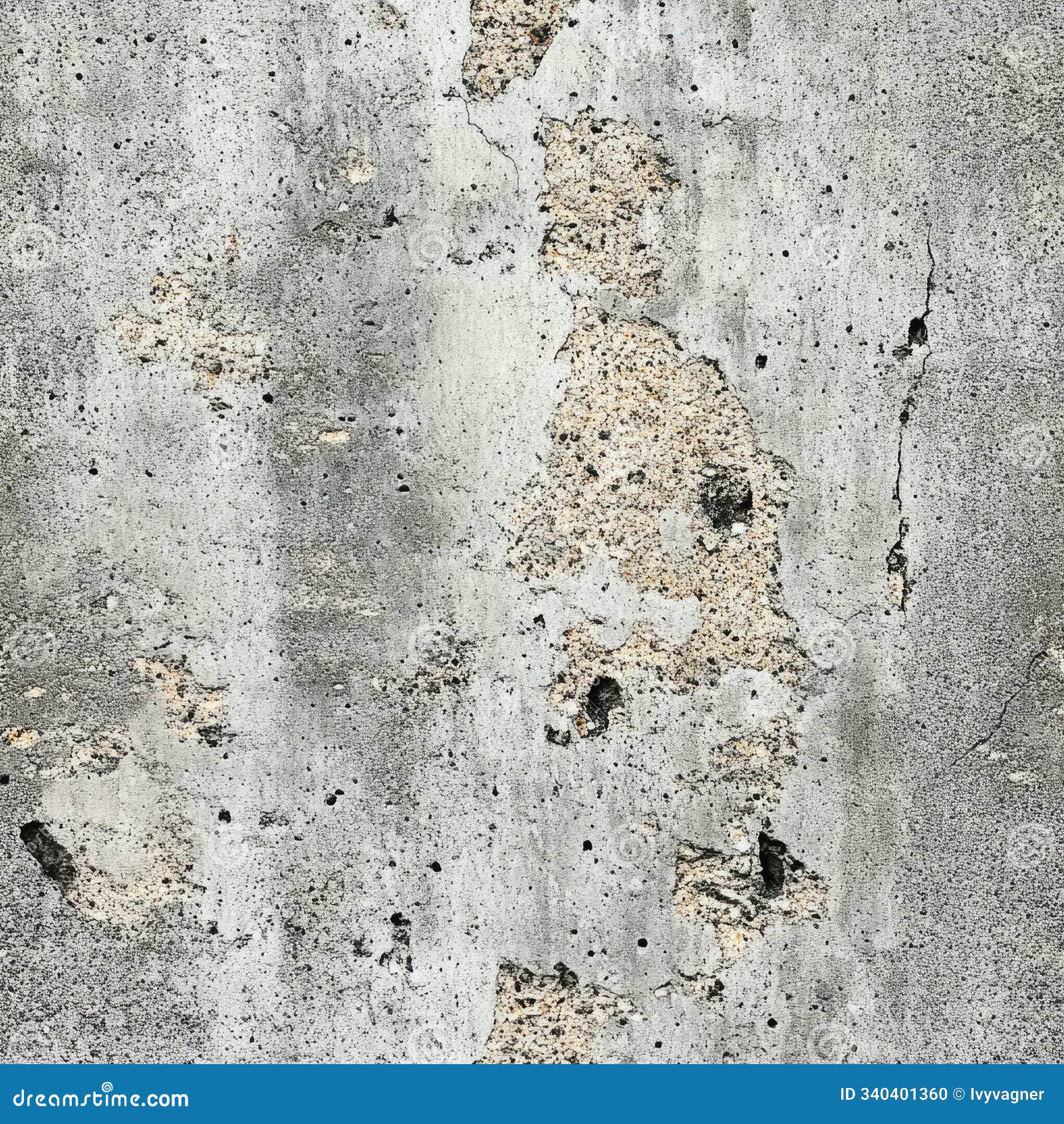 Seamless Concrete Texture with Visible Aggregate Stock Photo - Image of ...