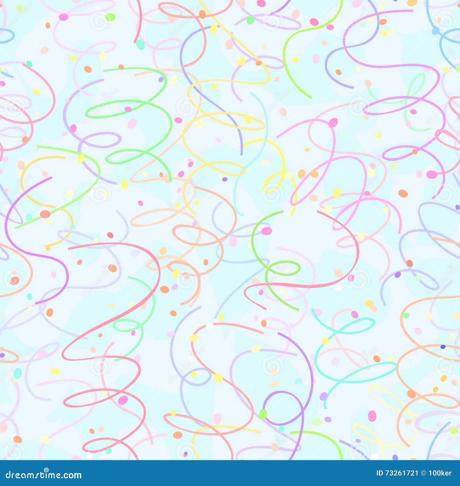 Seamless Confetti Cartoon Vector | CartoonDealer.com #57653675