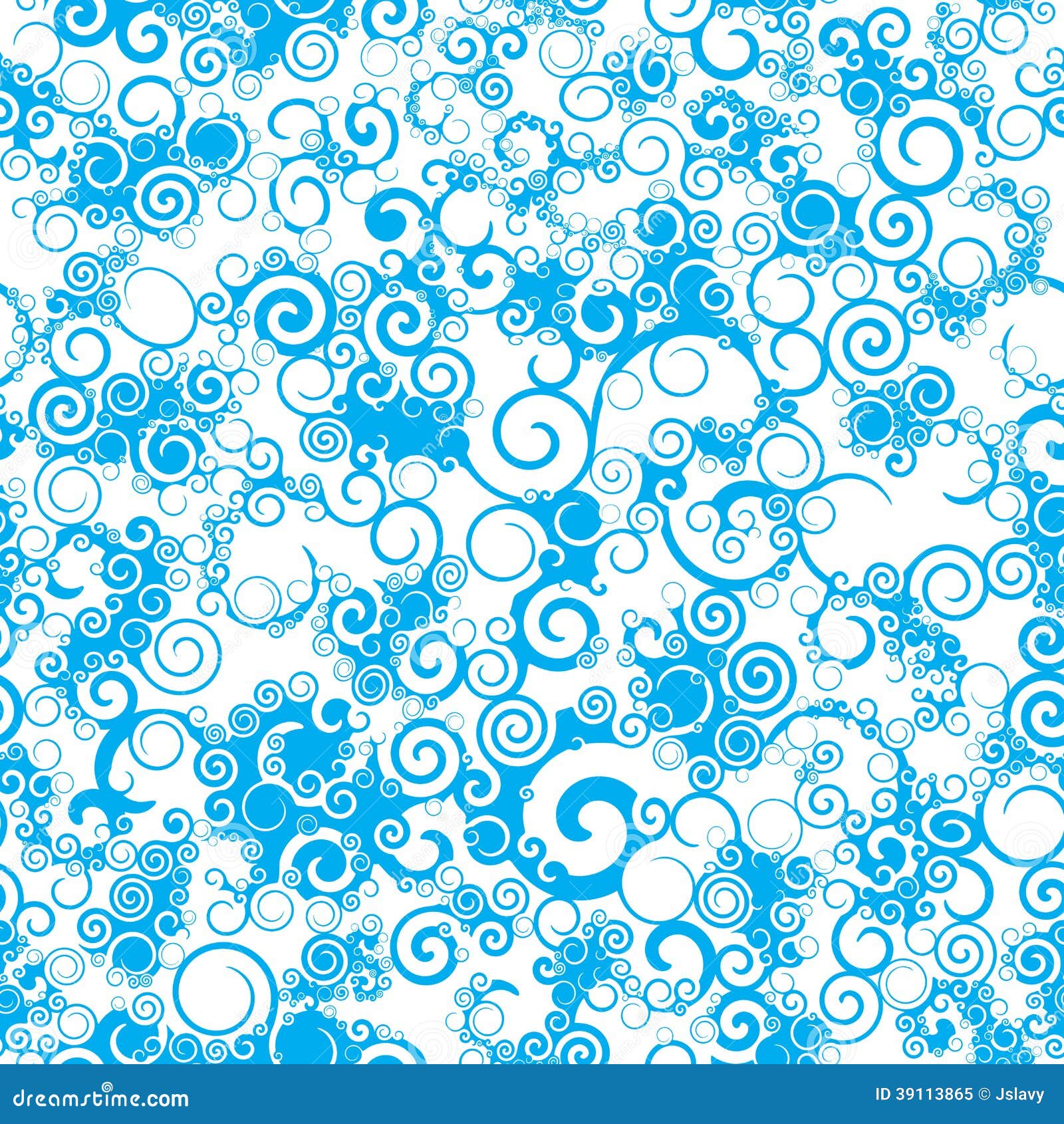 Seamless Connected Swirls stock vector. Illustration of polyester ...