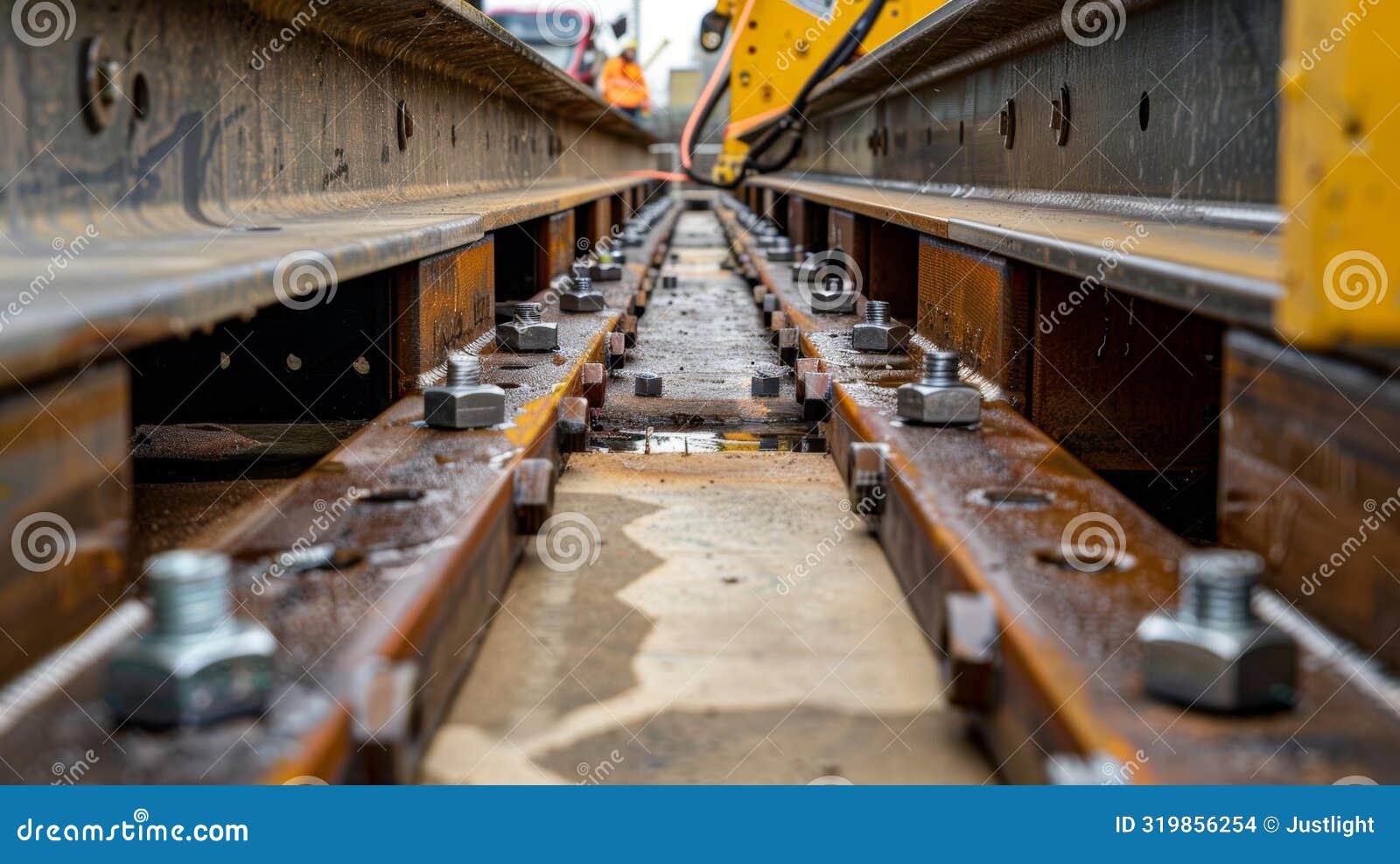 The Seamless Connection between Two Prefabricated Sections Being ...