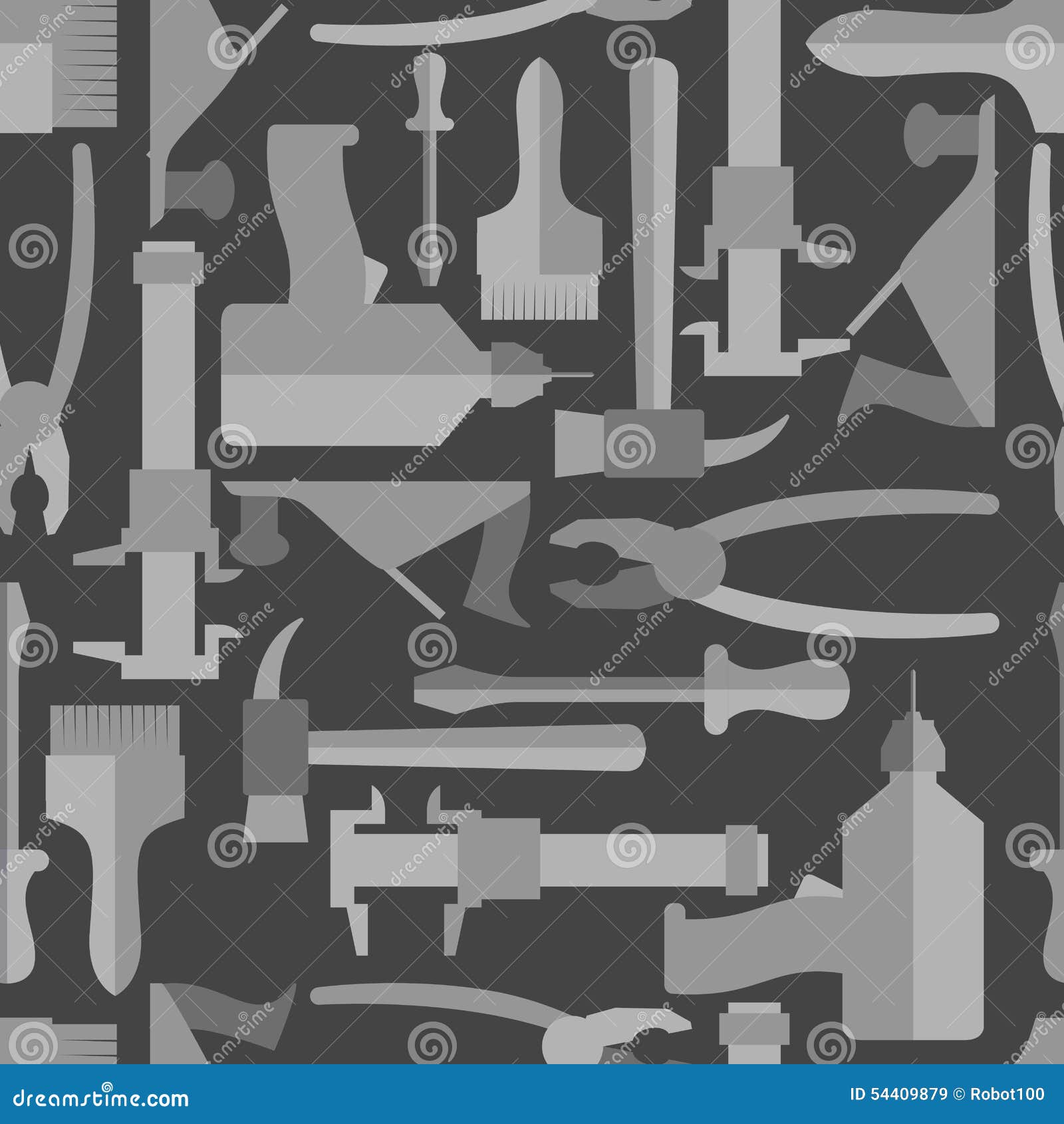 Seamless Construction Hand Tools Pattern. Stock Vector - Illustration of repair, logo: 54409879