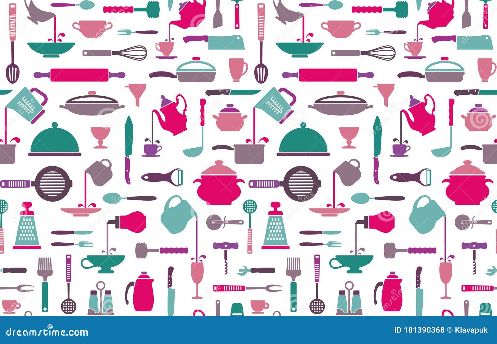 Seamless Cooking Background Stock Vector - Illustration of drink ...