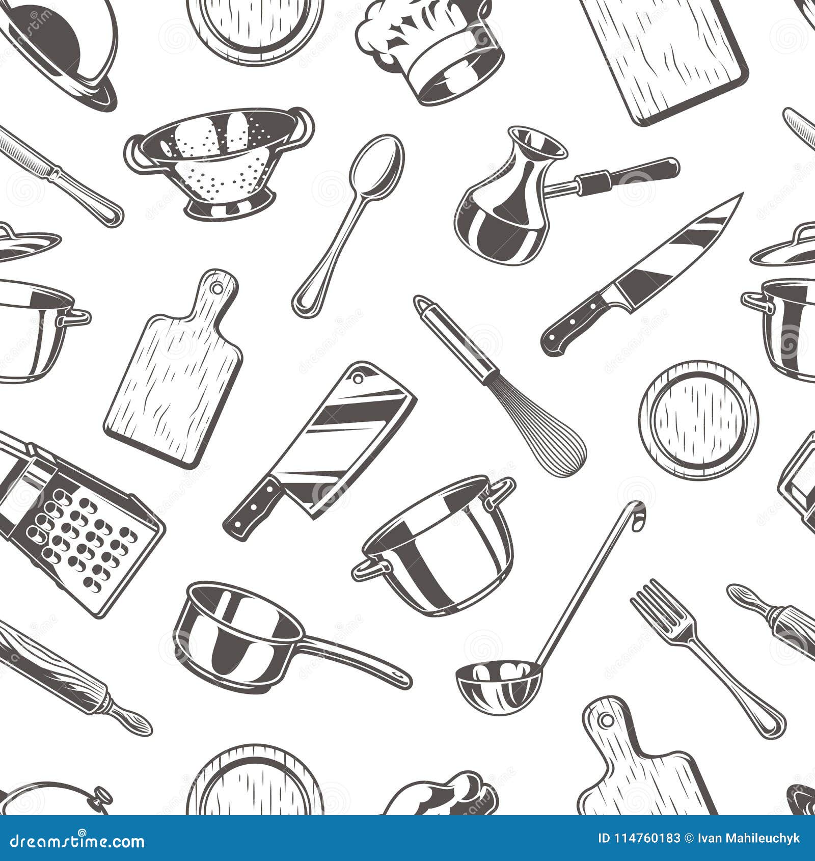 Kitchen Utensils Background