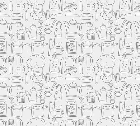 Seamless cooking pattern stock vector. Illustration of cook - 17261229