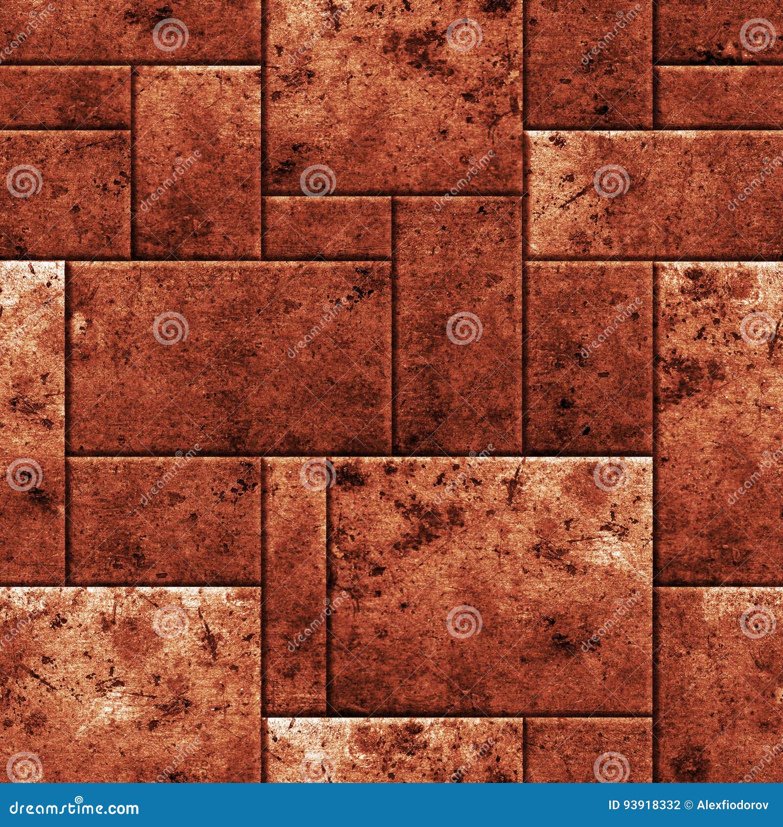 Seamless Cooper Pattern Background. Stock Photo - Image of coating ...