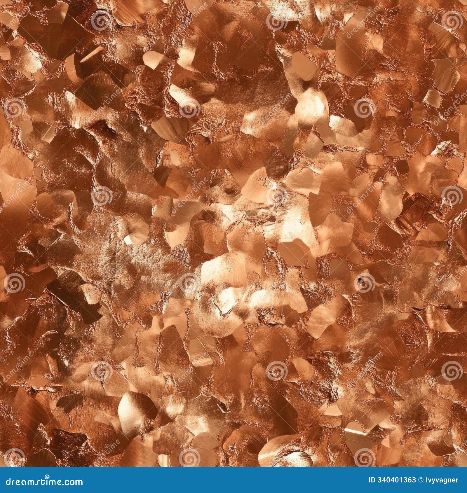 Seamless Copper Texture with Light Surface Wear Stock Image - Image of ...