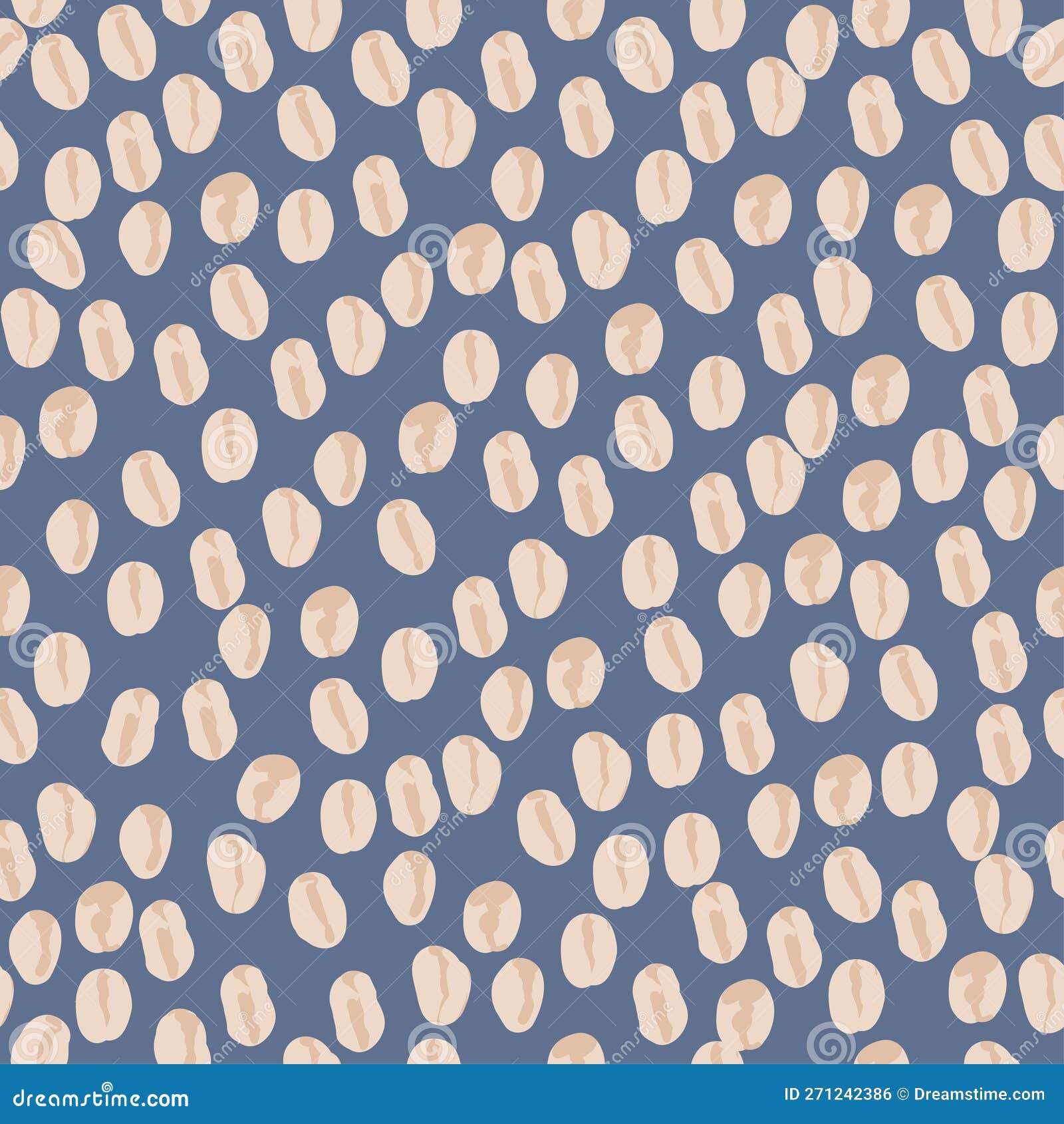 Seamless Cornflakes Pattern. Vector Seamless Pattern, Hand Drawn ...