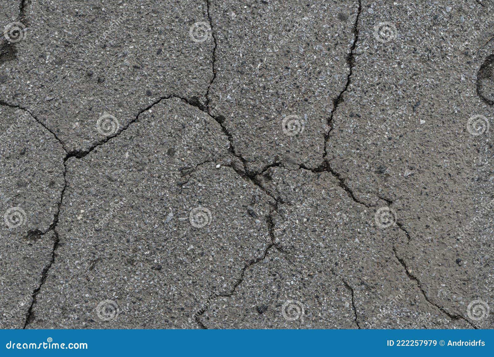 Seamless Cracked Road Texture