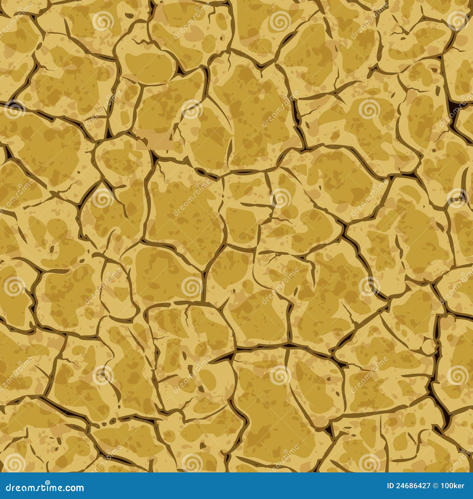 Seamless Cracked Ground Background Pattern Stock Illustrations – 287 ...