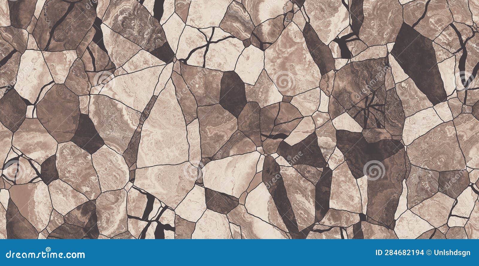 Seamless Cracked Background Pattern Cartoon Vector | CartoonDealer.com ...