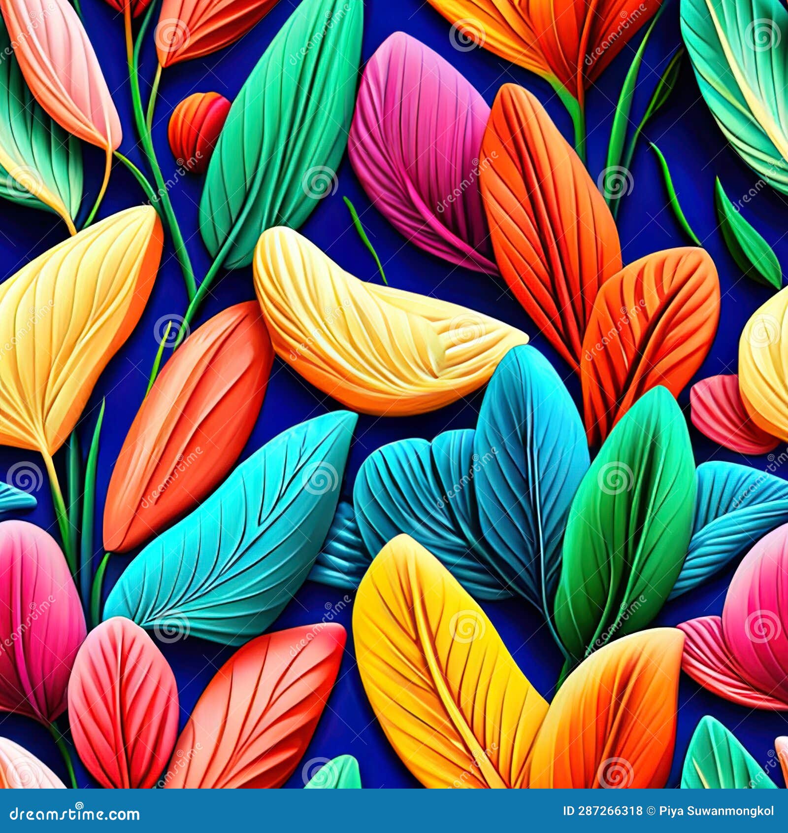 Seamless Craft Clay Patterns, with Intricate Details and Shades. Stock ...