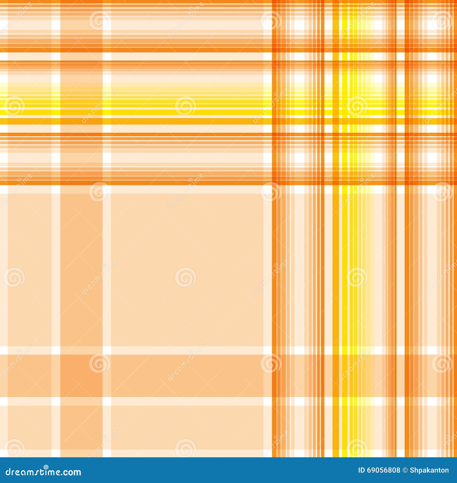 Seamless Cream-colored, Yellow and Light Orange Checkered Patter Stock ...