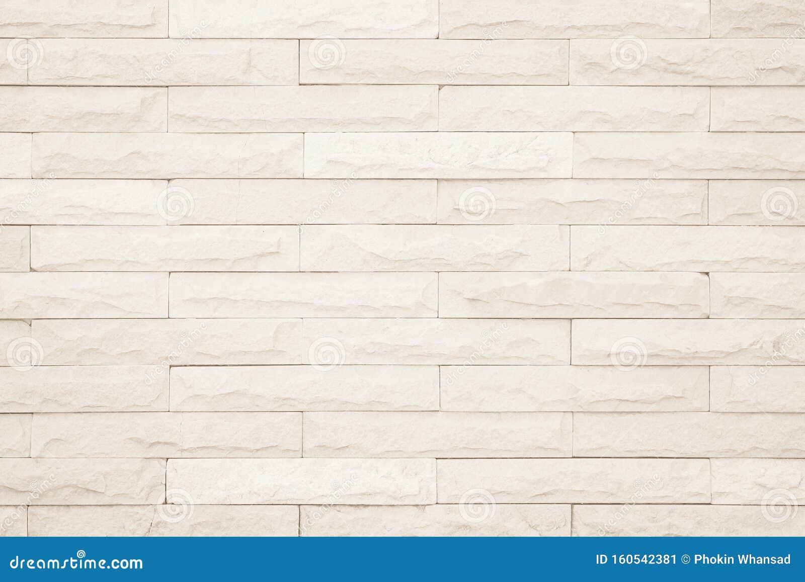 Seamless Cream Pattern of Decorative Brick Sandstone Wall Surface with ...