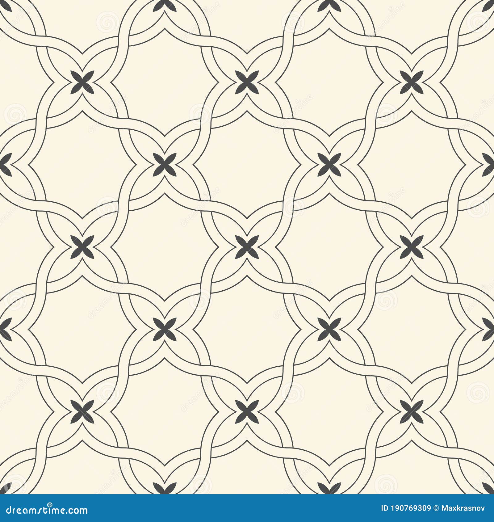 Seamless Creative Pattern. Vintage Minimalist Background Stock Vector ...