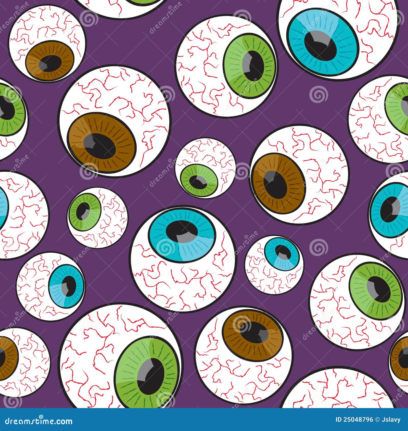 Eyeball Background Pattern