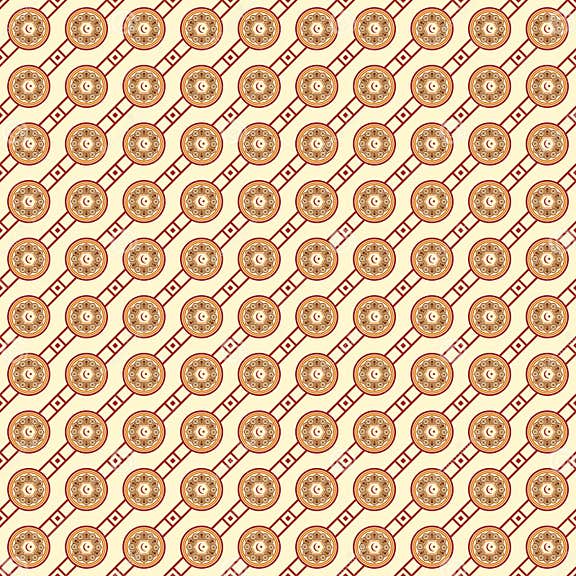 Seamless Crescent Pattern stock vector. Illustration of geometric ...