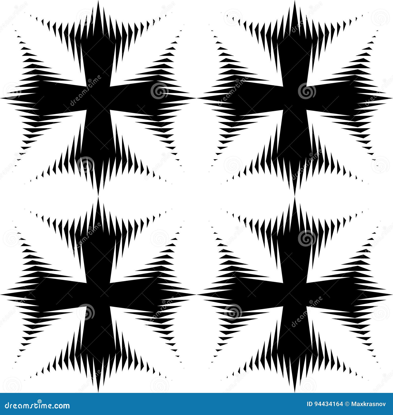 Seamless Cross Pattern stock vector. Illustration of abstract - 94434164