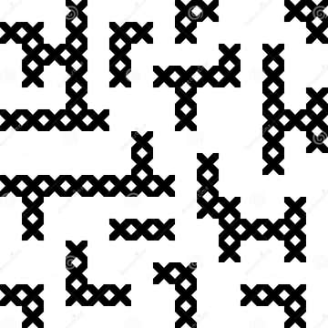 Seamless Cross Pattern stock vector. Illustration of grid - 91417897