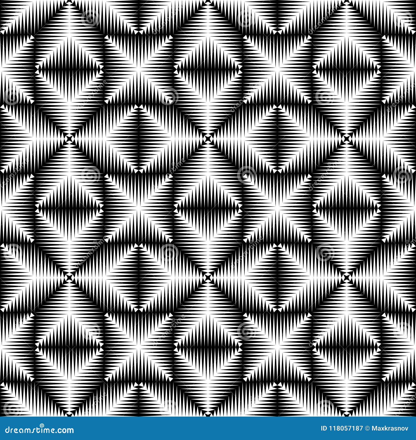 Seamless Cross Pattern. Abstract Black and White Stripe Background ...