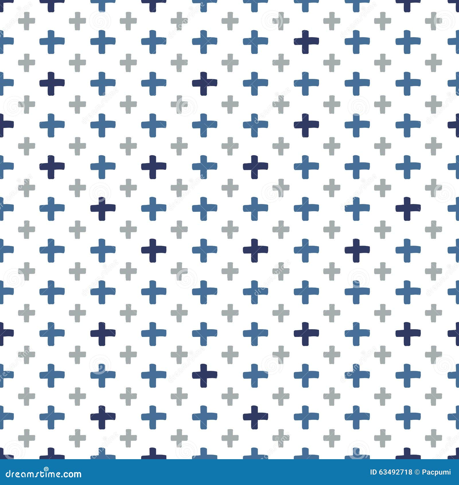 Seamless cross pattern stock vector. Illustration of wrap - 63492718