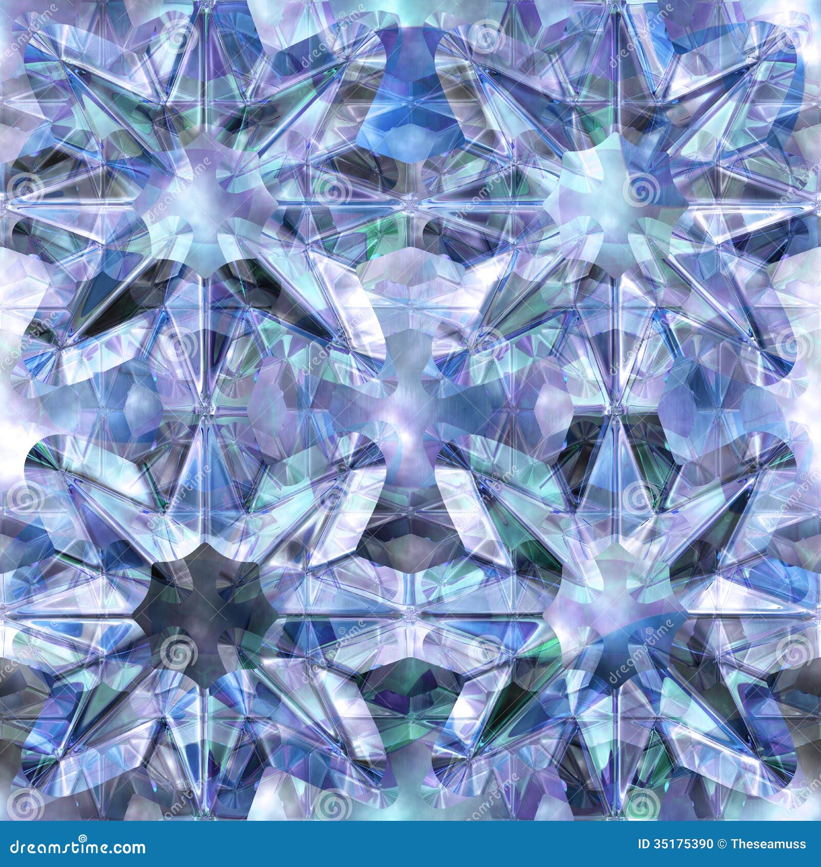 Seamless Crystal Texture Stock Photo - Image: 35175390