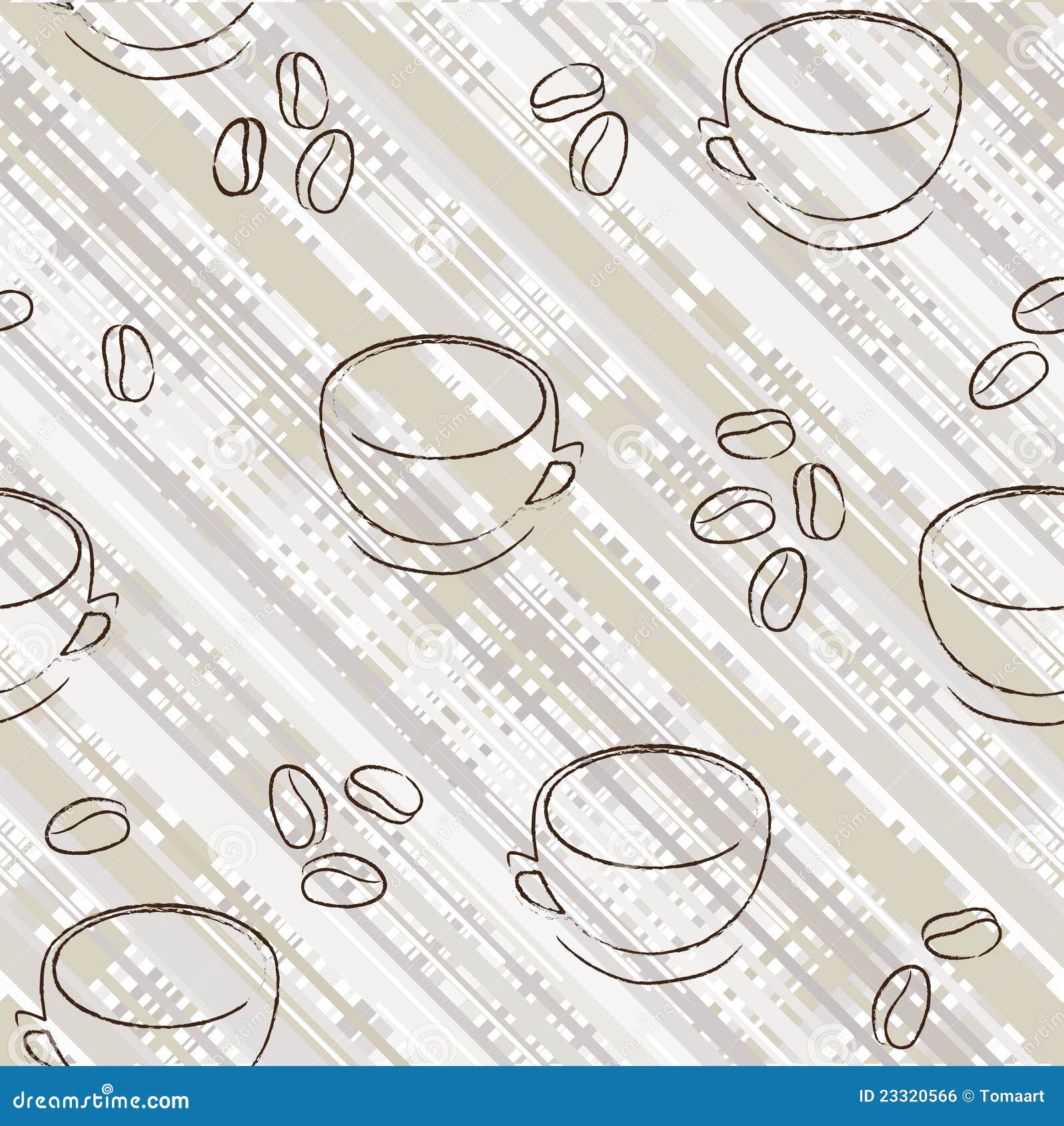 Seamless cup pattern stock vector. Illustration of anniversary - 23320566