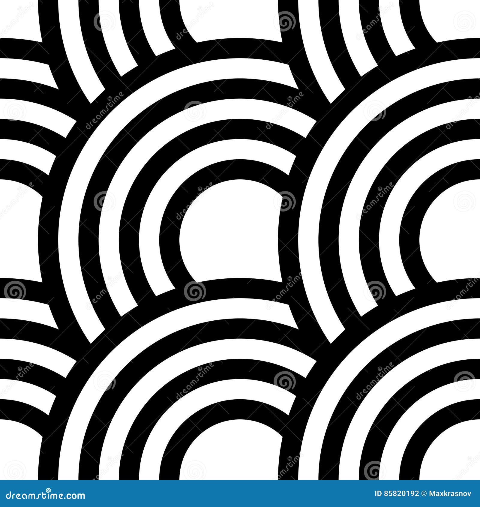 Seamless Curve Pattern stock vector. Illustration of pattern - 85820192