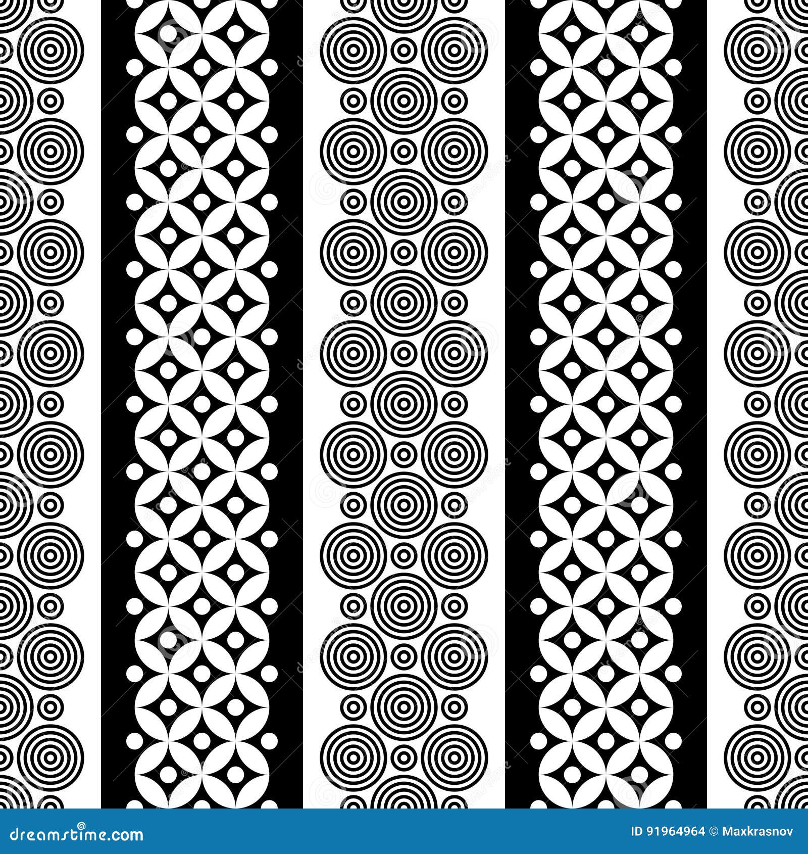 Seamless Curved Shape Pattern Stock Vector - Illustration of curved ...