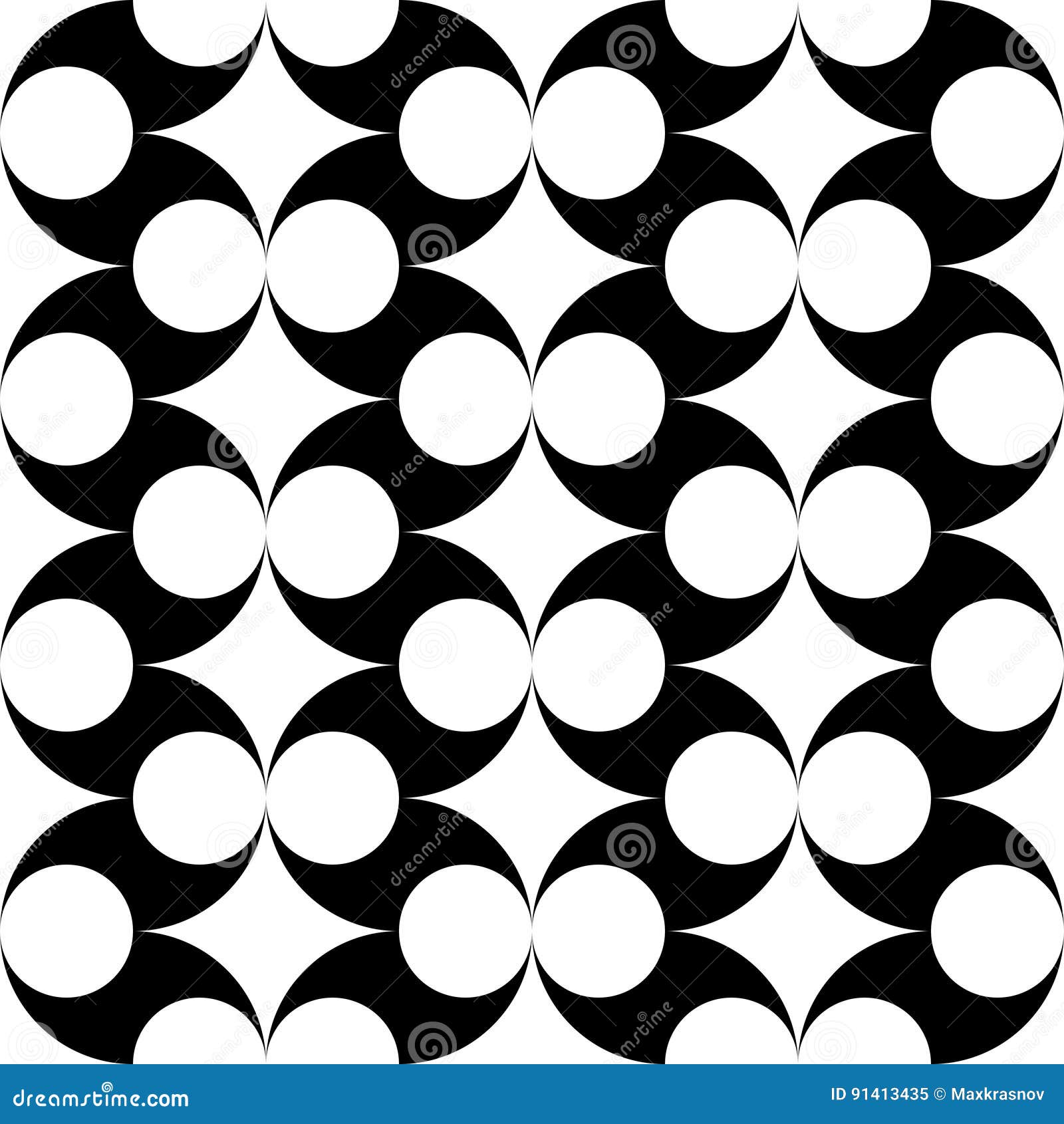 Seamless Curved Shape Pattern Stock Vector - Illustration of decorative ...