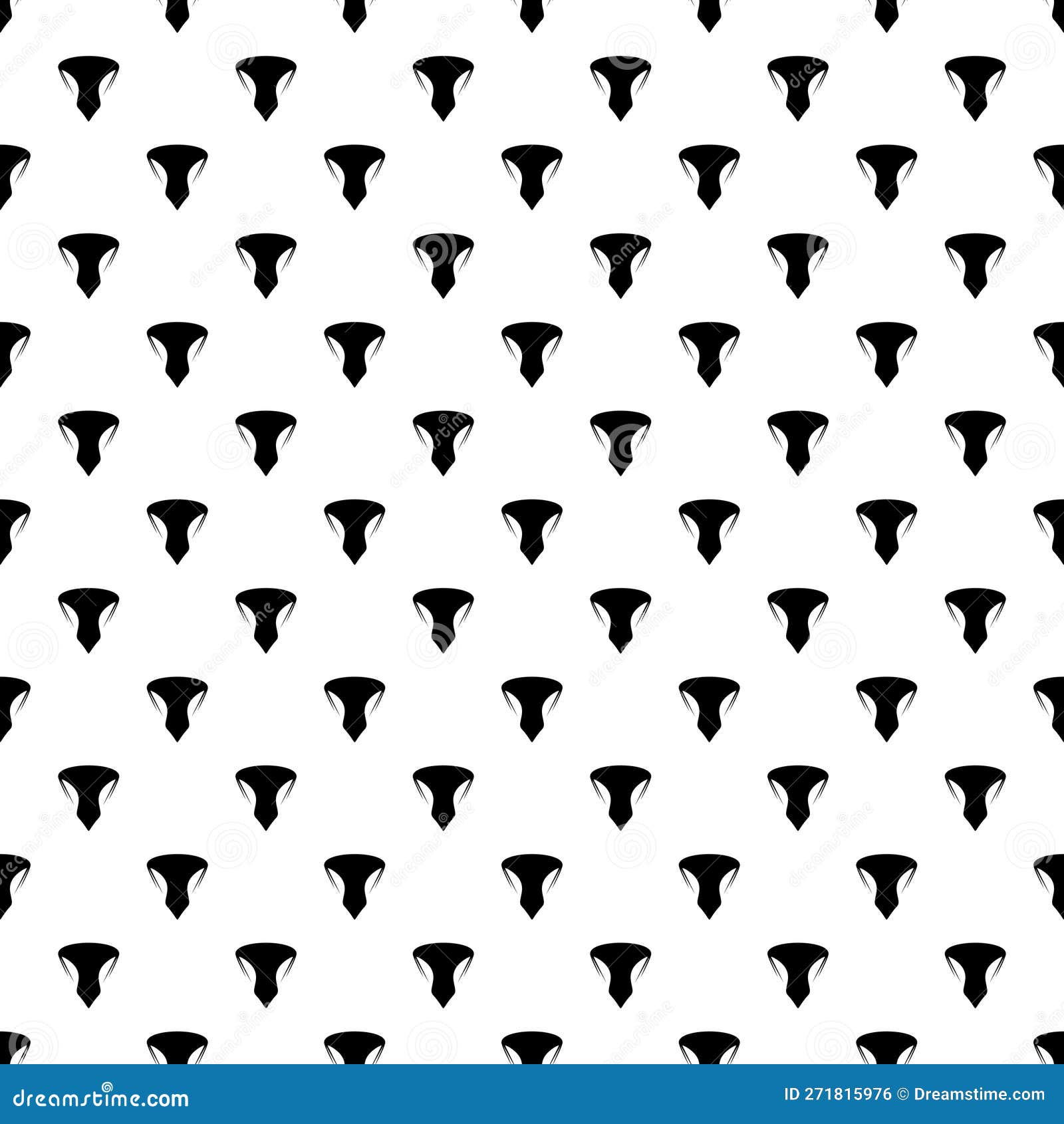 Seamless Curvy Element Pattern Repeated Design on White Background ...