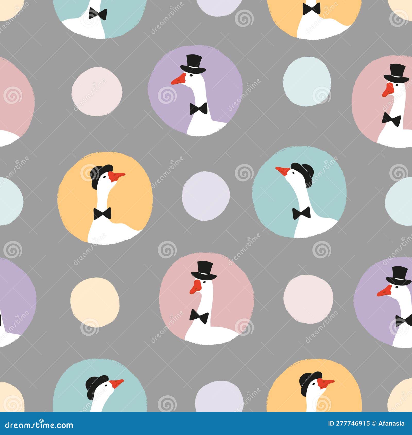 Cute Geese In Different Poses. Cartoon Flat Style Farm Animals Birds ...