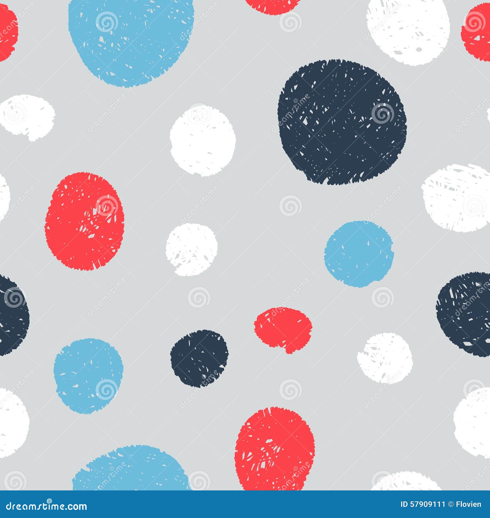 Seamless Cute Patterns - Circles Hatched Lines by Hand. Stock Vector ... Seamless Cute Patterns - Circles Hatched Lines by Hand. Stock Vector ...