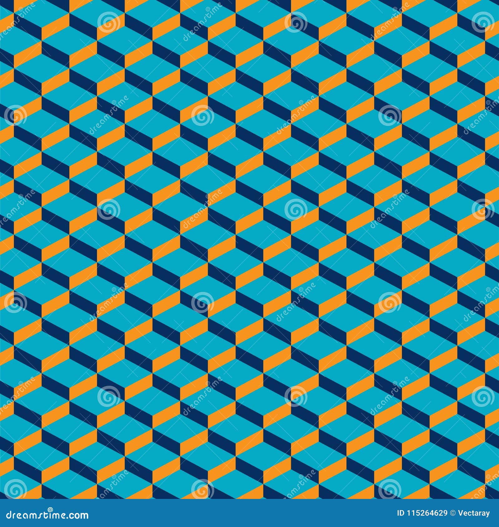 Seamless 3d Isometric Cube Pattern Background Texture Stock ... Seamless 3d Isometric Cube Pattern Background Texture Stock ...