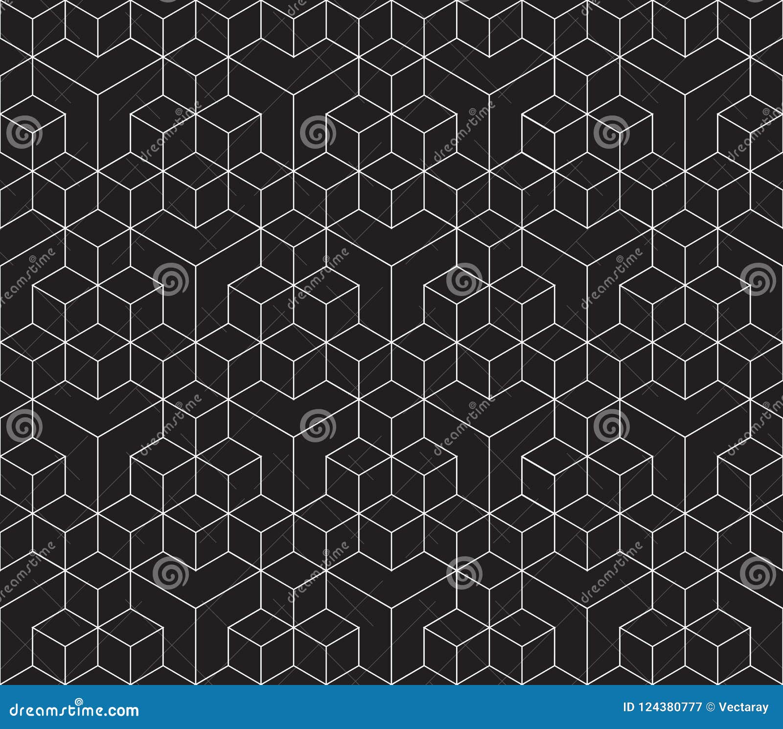 Seamless 3d Isometric Cube Pattern Background Texture Stock Vector ... Seamless 3d Isometric Cube Pattern Background Texture Stock Vector ...