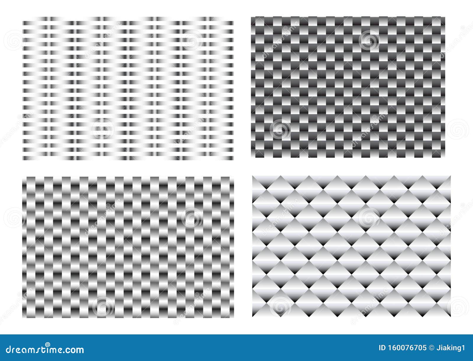 Seamless 3D Weave Metal Pattern for Texture Vector Stock Vector ...