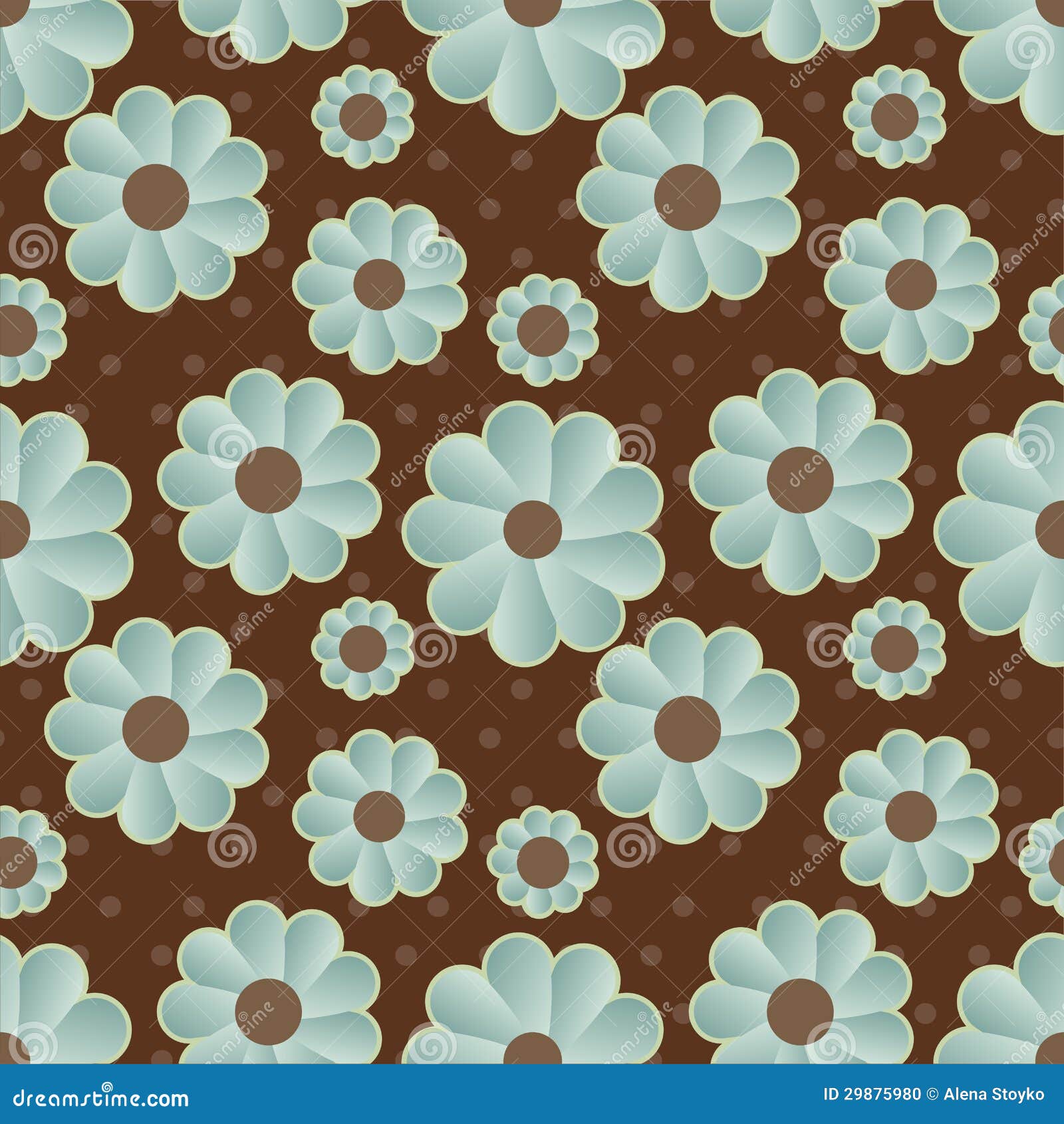 Daisy retro background stock vector. Illustration of beige - 29875980