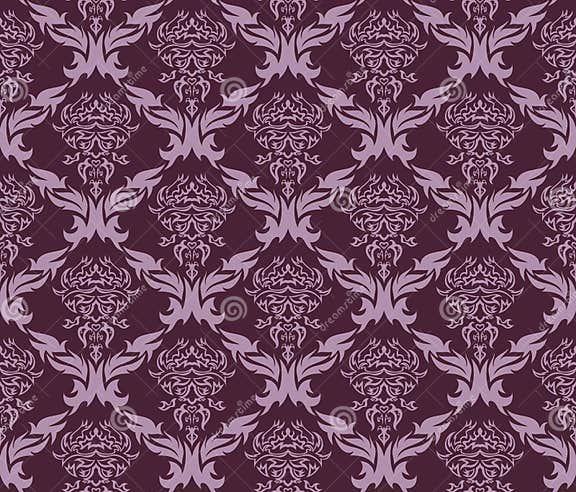 Seamless damask pattern stock vector. Illustration of curtain - 11514354