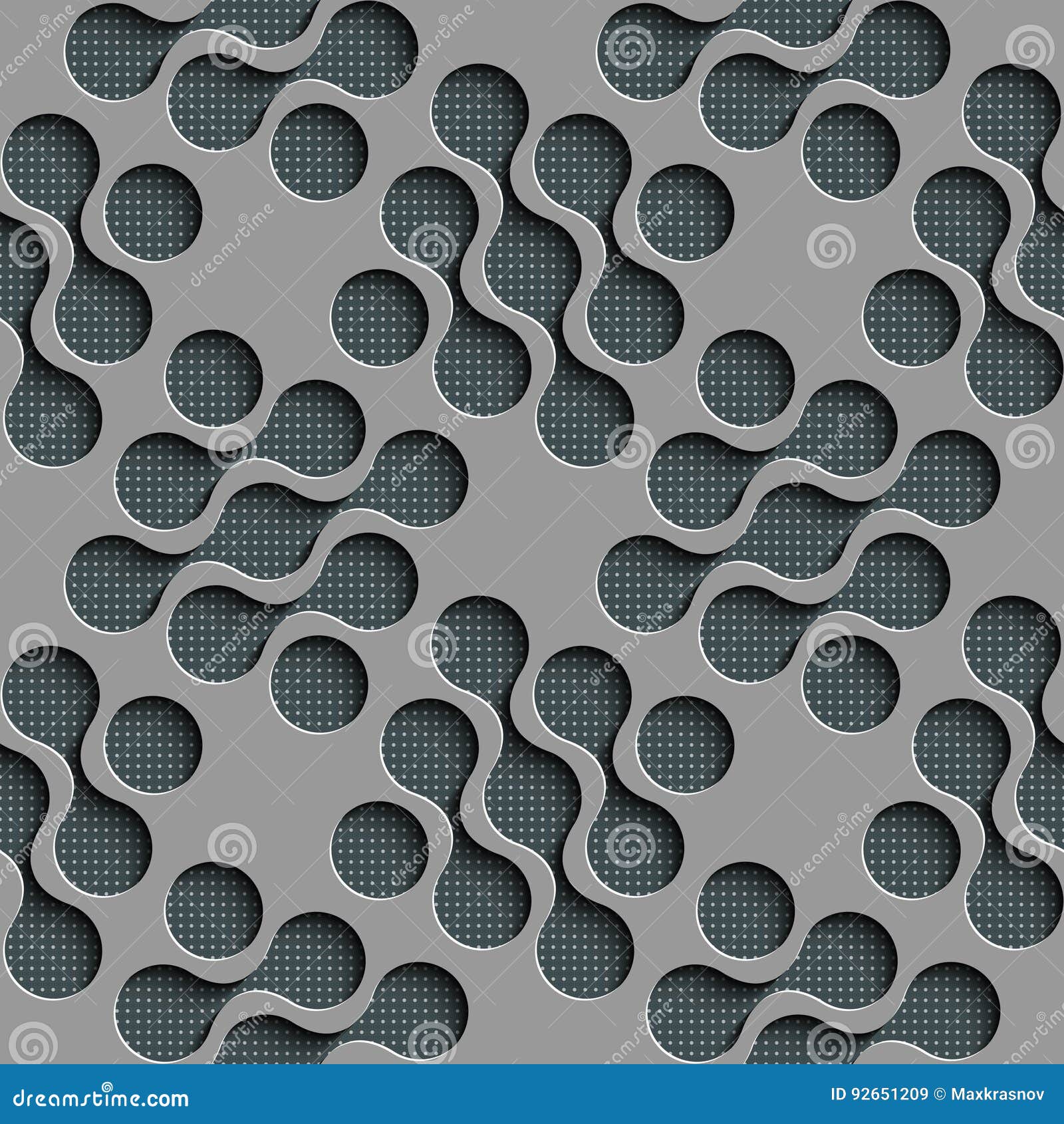 Seamless Damask Pattern stock vector. Illustration of perforated - 92651209