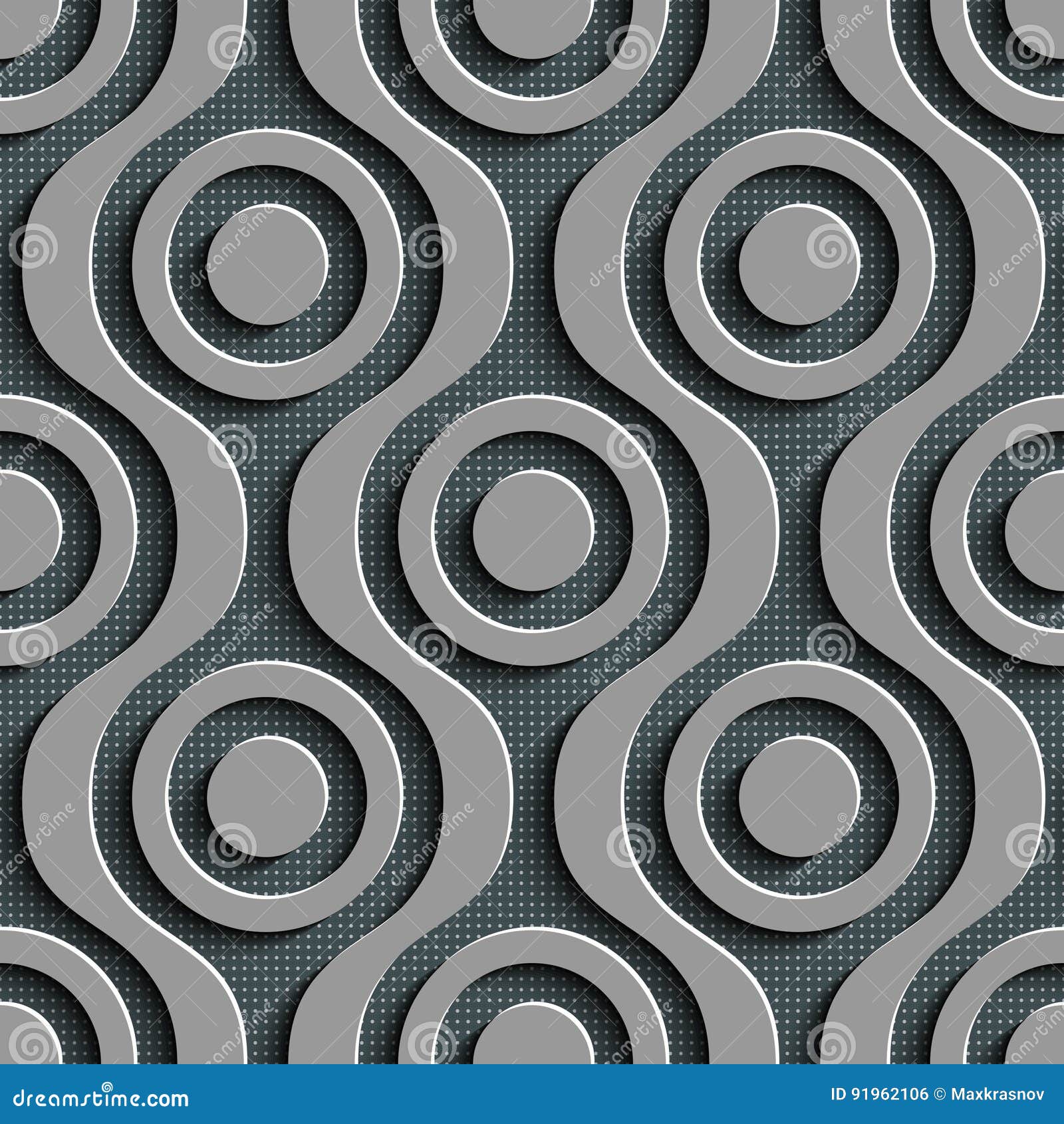 Seamless Damask Pattern stock vector. Illustration of metallic - 91962106