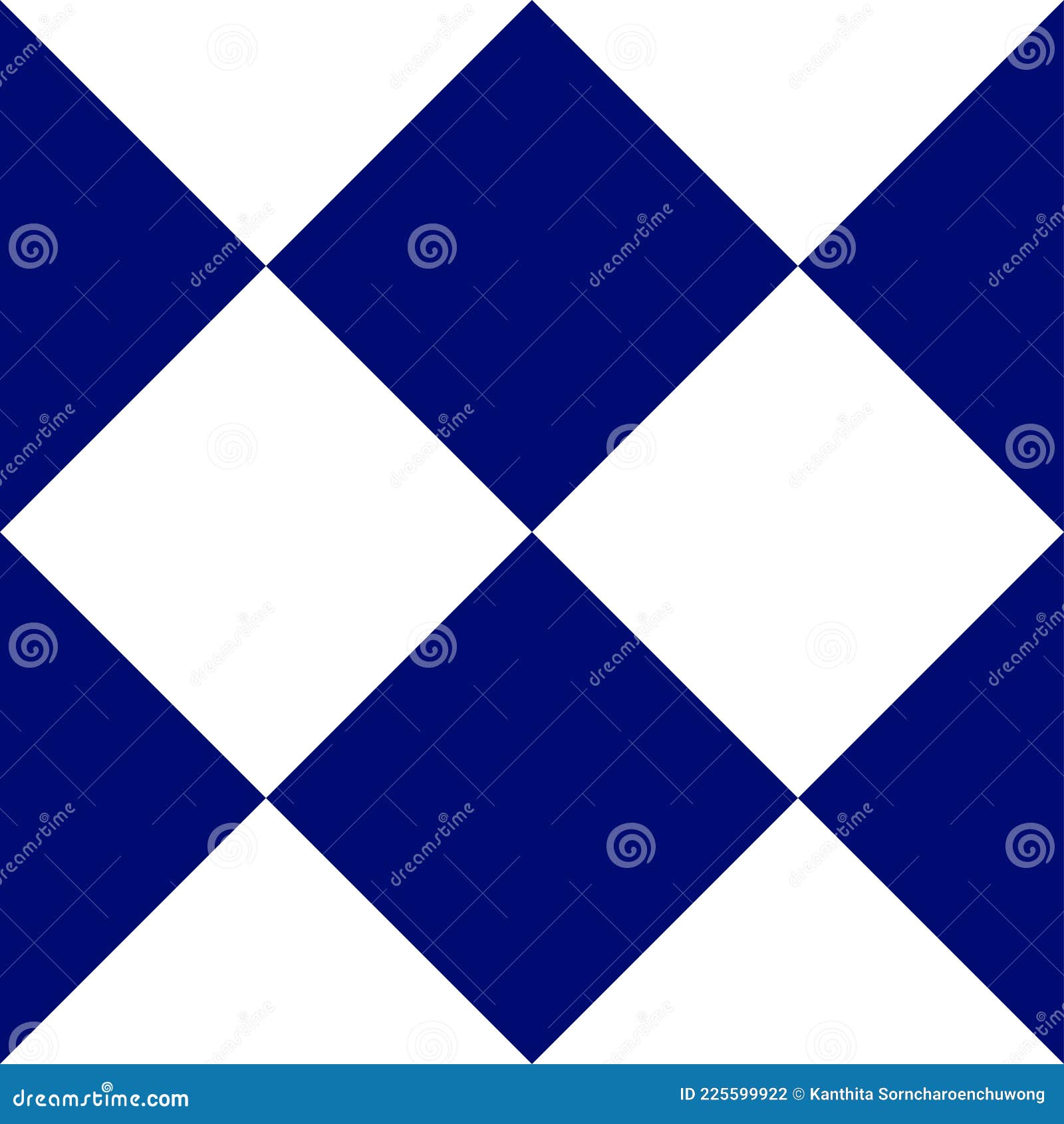 Seamless Dark Blue Diamond Pattern. on White Background Stock Vector ...