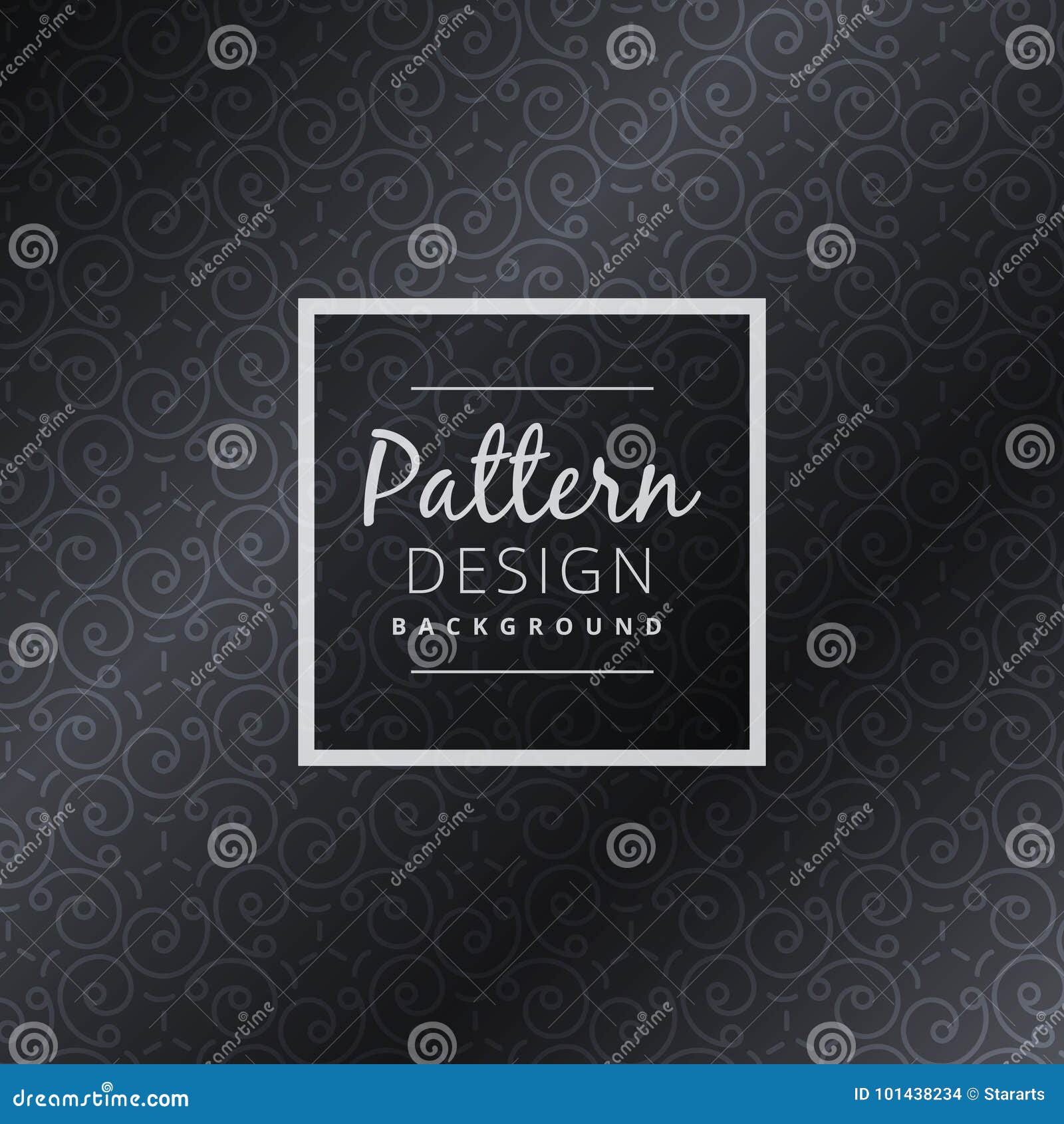 Seamless Dark Pattern Design Vector Design Illustration Stock Vector ...