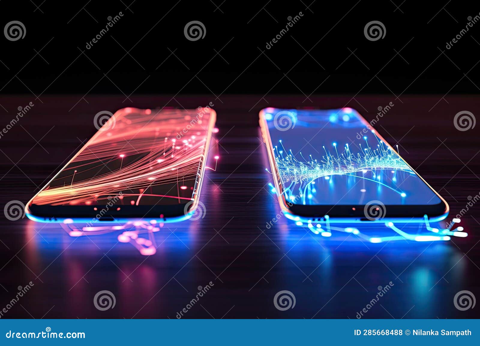 Seamless Data Transfer between Two Mobile Phones. Concept of Sharing ...