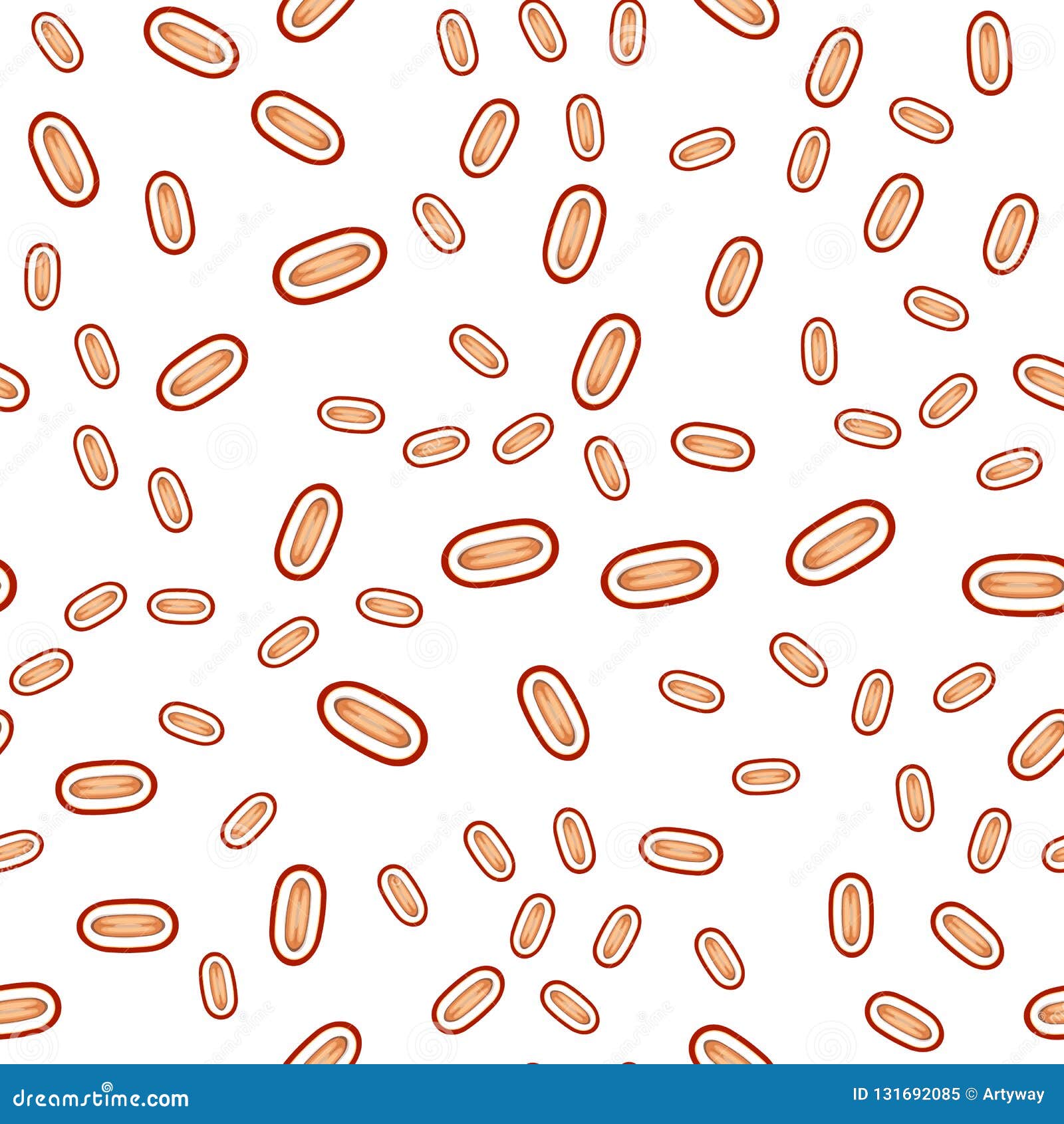 Seamless Dates Vector Pattern. Minimalistic Food Background. Vitamins ...