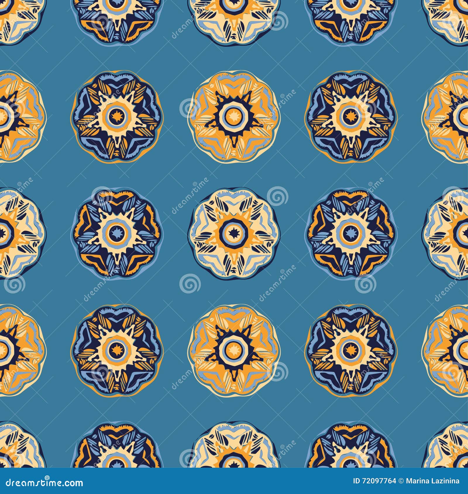 Seamless Decorative Background. Print. Cloth Design, Wallpaper Stock ...