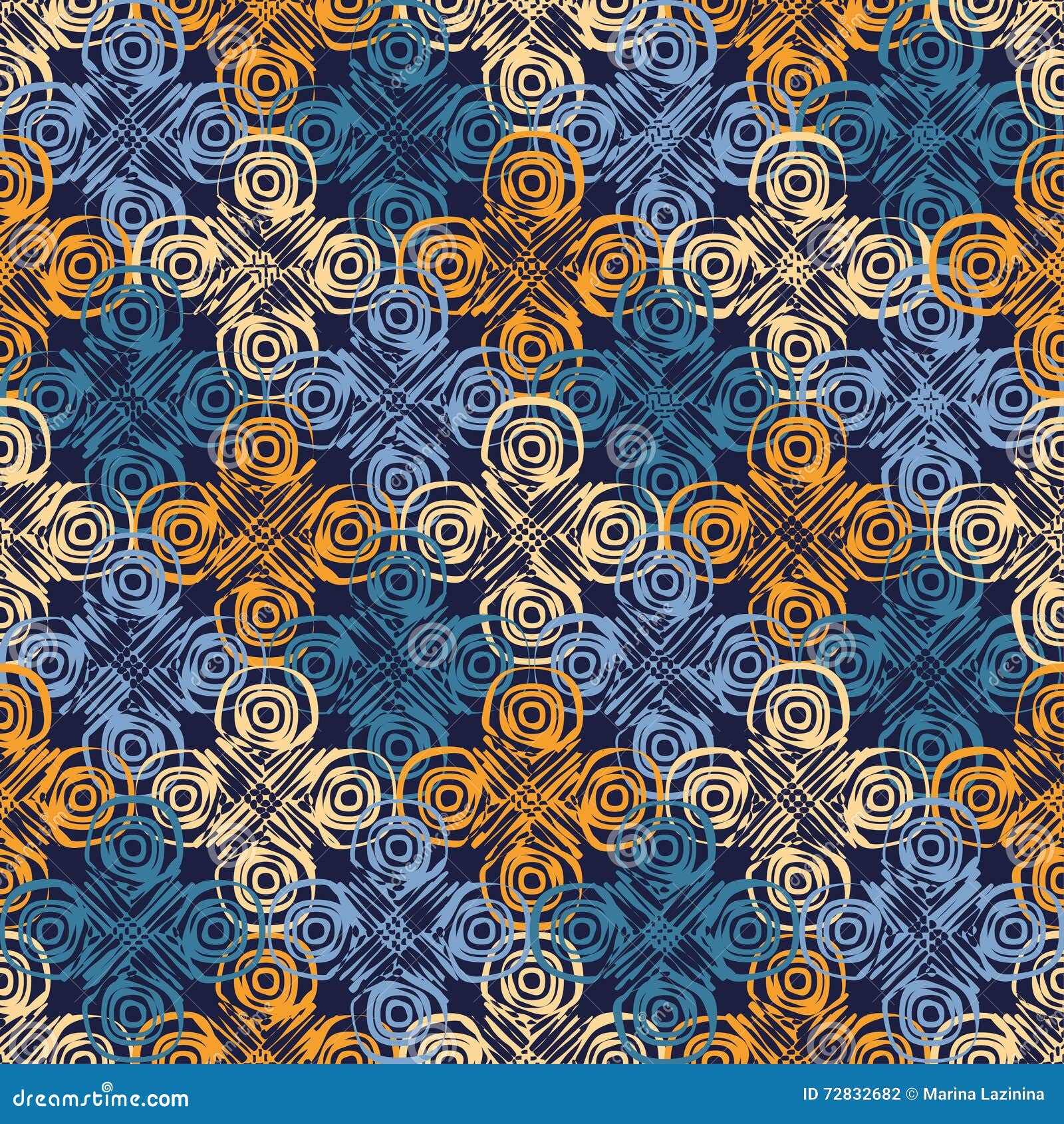 Seamless Decorative Background. Print. Cloth Design, Wallpaper Stock ...