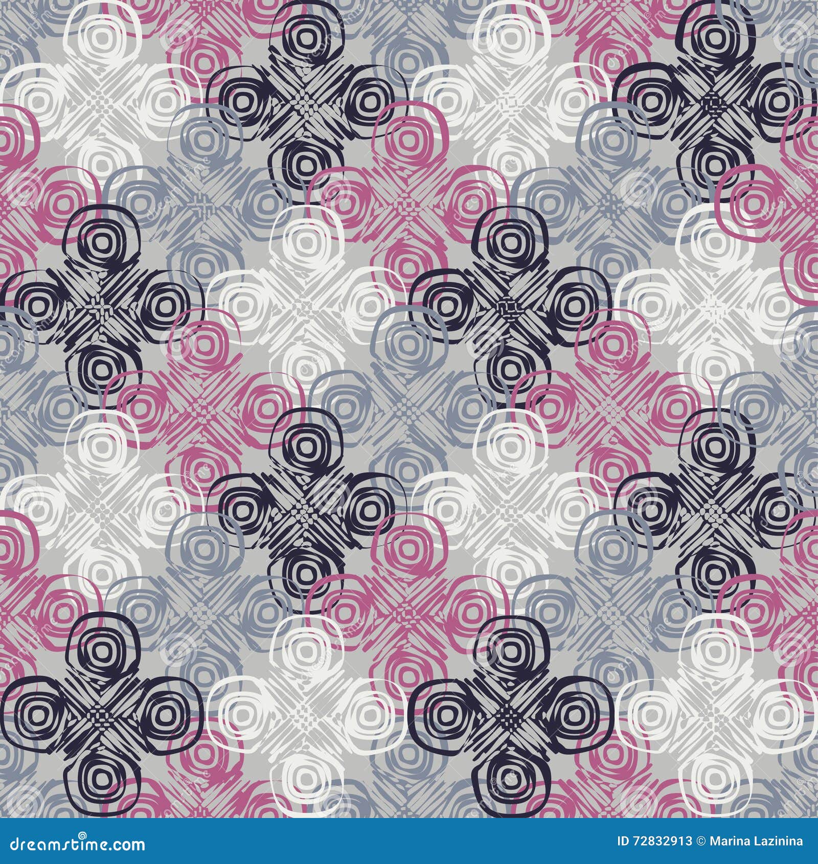 Seamless Decorative Background. Print. Cloth Design, Wallpaper Stock ...